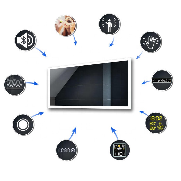 Touch Screen Smart Wall Bathroom Mirror