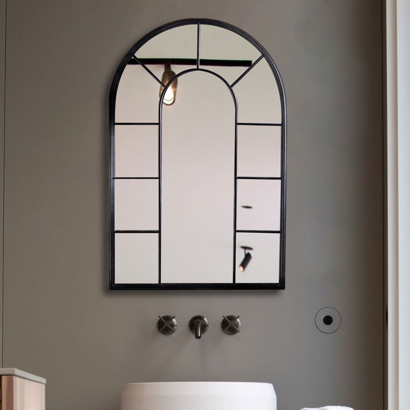 Rectangle black mirror frame for home decor