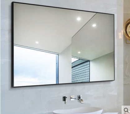 Square stainless steel frame mirror frame | mirror manufacturer