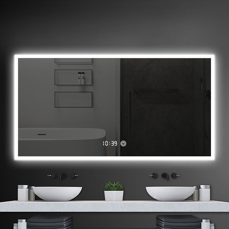 Switch waterproof backlit smart led mirror