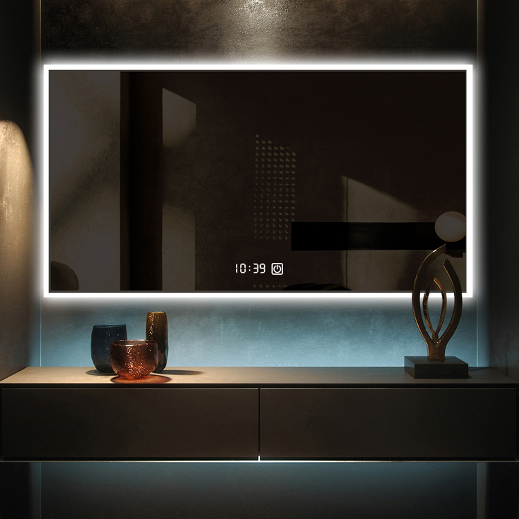 Switch waterproof backlit smart led mirror