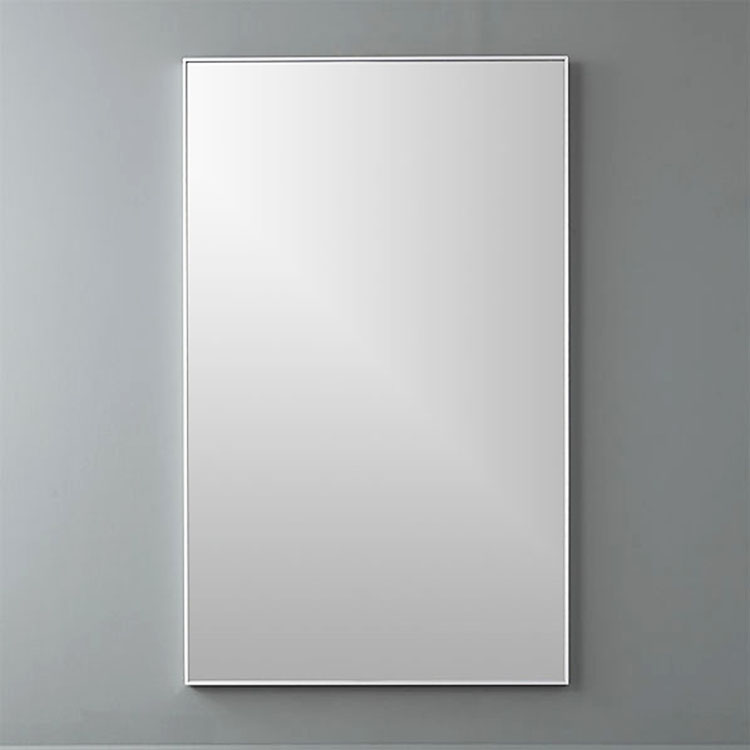 Thickness frameless slvier mirror glass sheet